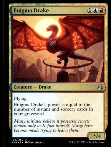 2017 Amonkhet Enigma Drake Expansion/Uncommon #198 | eBay