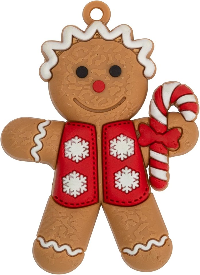 Festive Fix Gingerbread Ornaments - Pack of 15 Assorted Man ...