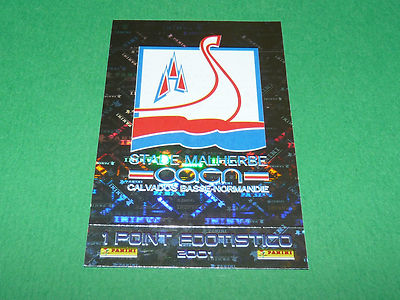 N°355 BADGE CAEN STADE MALHERBE D2 PANINI FOOTBALL FOOT 2001 2000-2001 ...