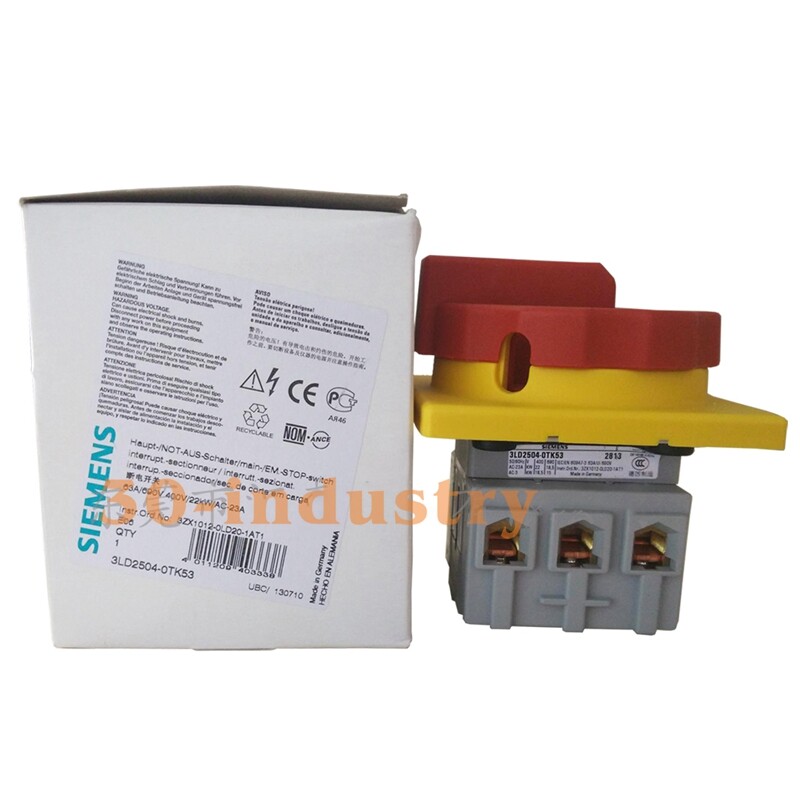 1PCS NEW FOR Siemens 3LD2 63A 3P Emergency Stop Switch 3LD2504-0TK53 | eBay