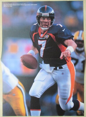 JAPAN Poster - JOHN ELWAY - DENVER BRONCOS - Super Bowl 32 - Japanese ...