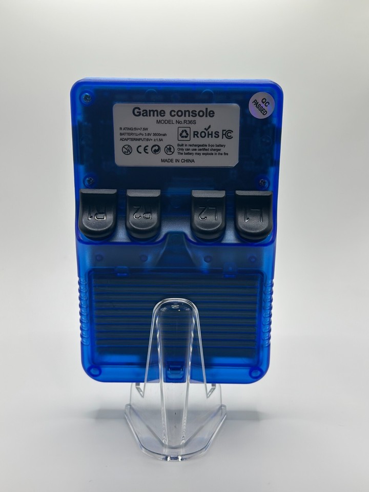 R36S RETRO HANDHELD GAME CONSOLE - BLUE (256GB) | eBay