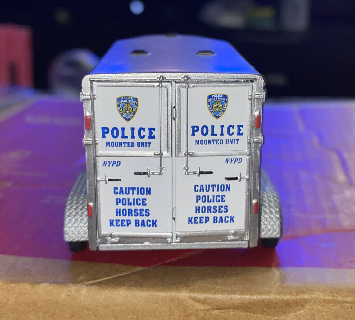 Nypd Truck And Horse Trailer