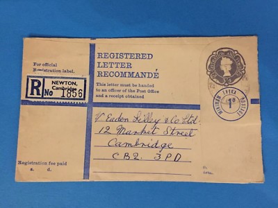 Registered Letter Recommande Newton Envelope | eBay