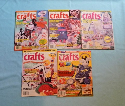 Lot of 5 Quick & Easy Crafts Magazine1992 &1993 Good | eBay
