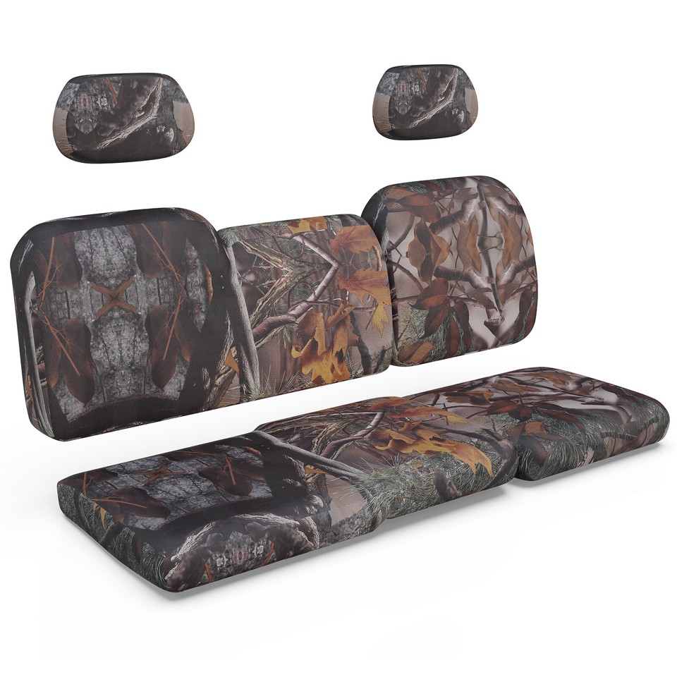 KEMIMOTO For Polaris Ranger XP 1000 UTV Camo Seat Cover Headrest Cover ...
