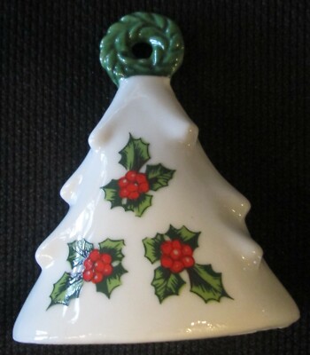 VINTAGE LEFTON PORCELAIN CHRISTMAS BELL W/HOLLY | eBay