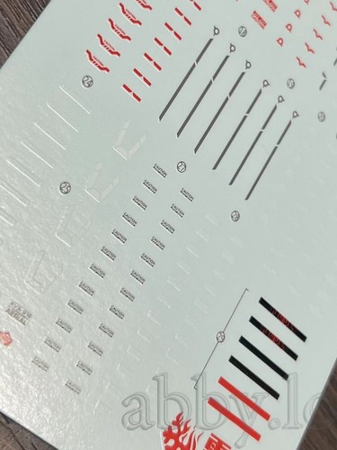 for HG 1/144 XVX-016 Aerial Gund-Arm Water Slide UV Light Reactive ...