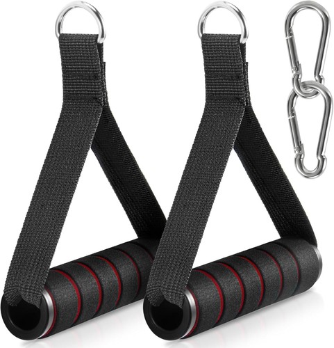 2 Pack Upgraded Exercise Handles, Gym Handle Equipment workout handles ...