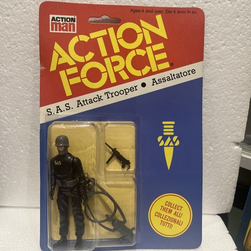 ACTION MAN - ACTION FORCE SAS Attack Trooper Assaltatore Vintage Carded ...