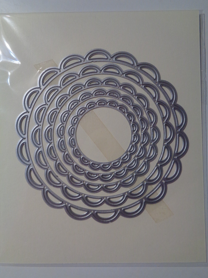 Scallop Edge Circle Nesting Frames - Craft Die Set | eBay