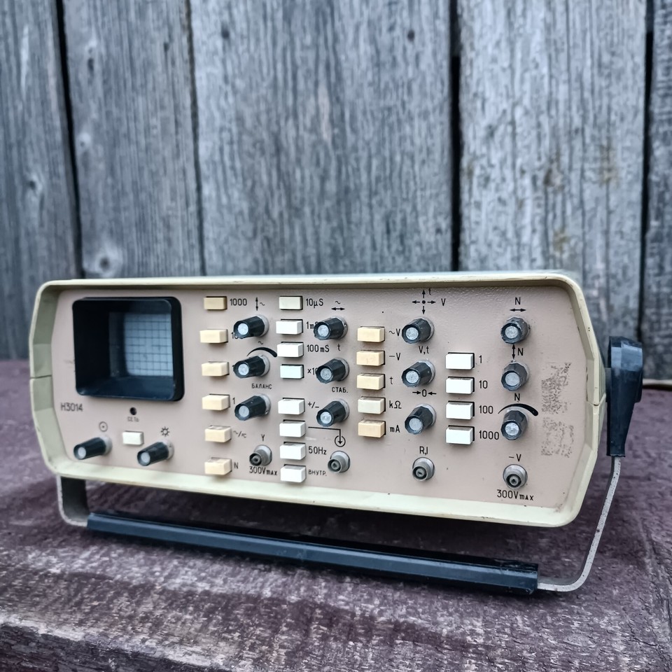 Soviet vintage oscilloscope H 3014 50 Mhz HAM Radio USSR Works! | eBay