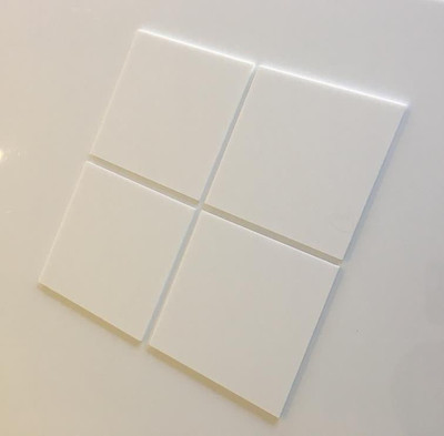 Square Acrylic Wall Tiles, Many Gloss Finish Colours, Packs of 10 ...