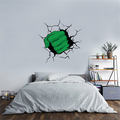 SMASH Hulk Character Fist | Wall Decal I Wall Sticker | eBay
