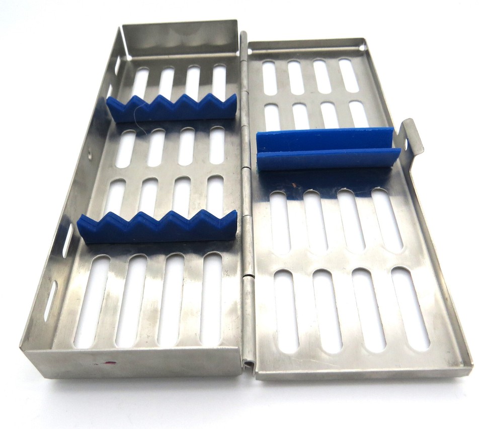 Dental Sterilization Cassette Autoclave Tray Rack of 7 Tool Premium ...