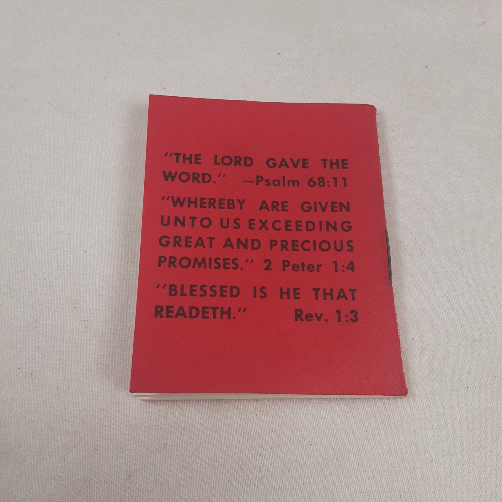 PERSONAL BIBLE Little Ministry 2x2.5" Verses of Comfort Assurance ...