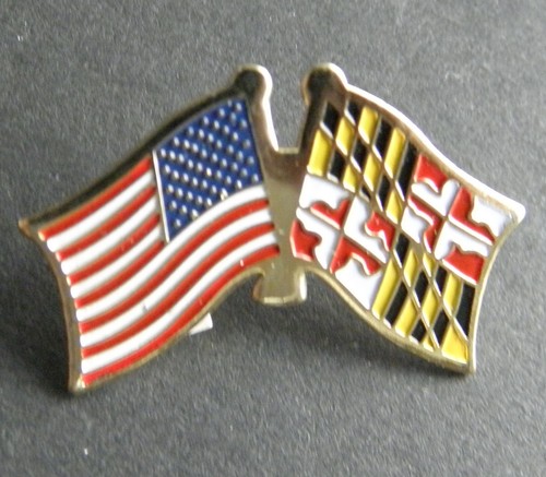 MARYLAND USA COMBO STATE FLAG LAPEL PIN BADGE 1 INCH | eBay
