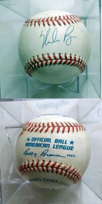 Nolan Ryan Autographed Bobby Brown American League Baseball | eBay