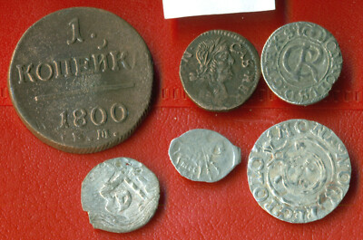 Poland Lithuania Russia Riga Golden Horda ca 1633 LOT of 6 coins 511 | eBay