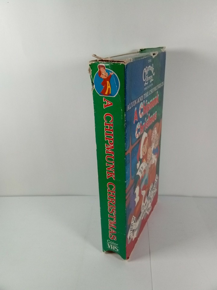 The Chipmunk Library A Chipmunk Christmas VHS RARE HTF | eBay
