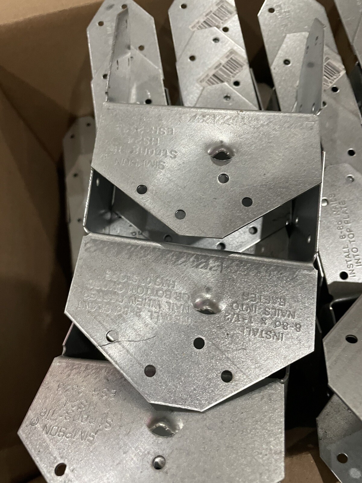 40X SIMPSON STRONG-TIE SADDLE 2" RAFTER TIE CONNECTOR 4" PLATE AC04S | eBay