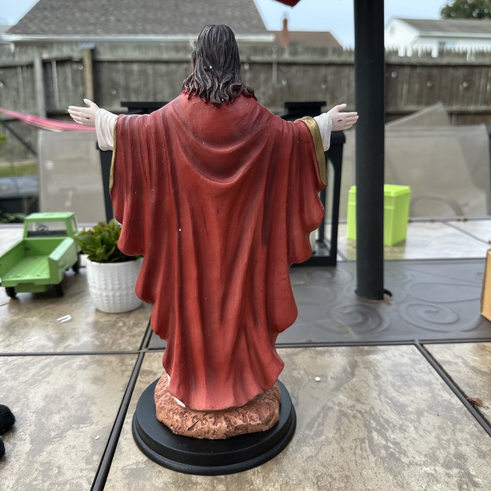 George S. Chen Imports Sacred Heart Of Jesus Holy Figurine Religious ...