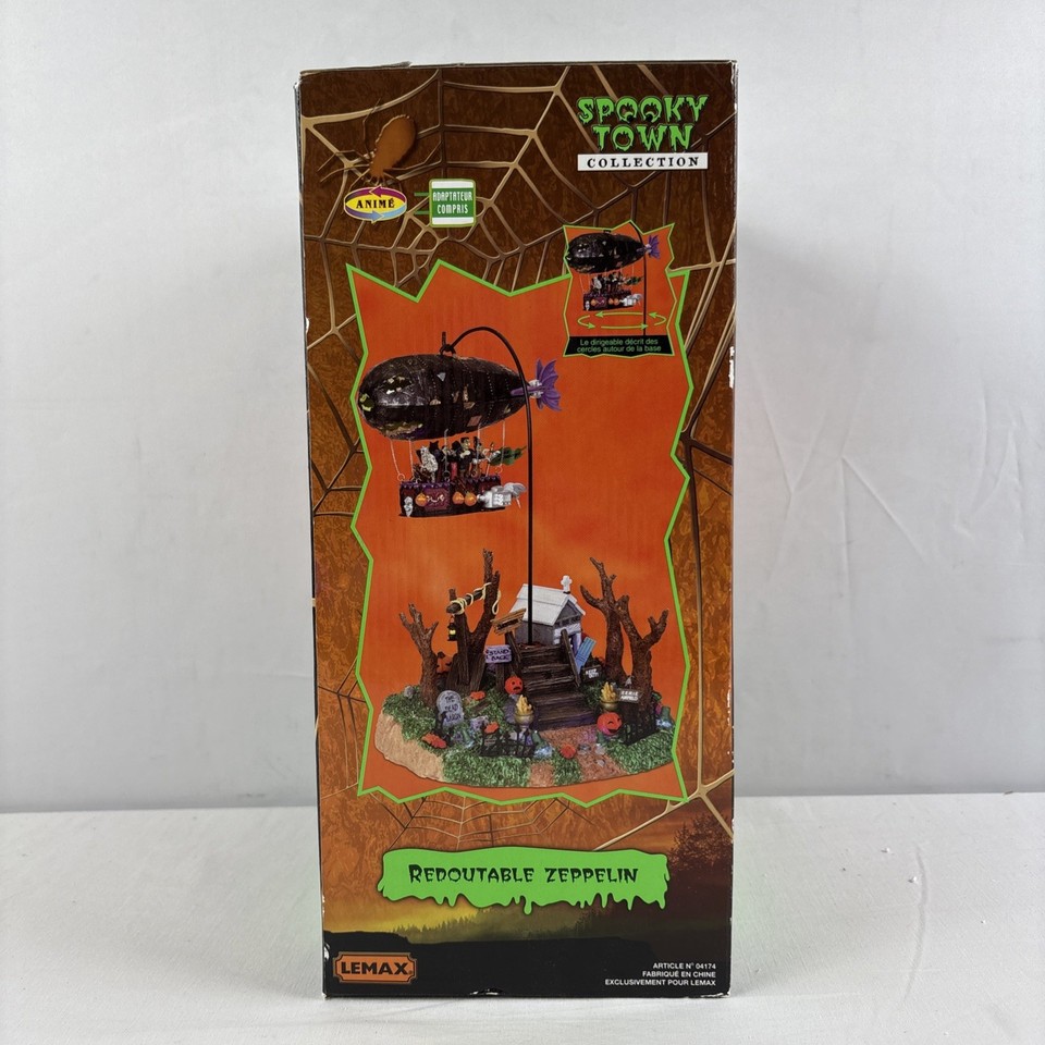 Lemax Halloween Spooky Town 2010 Dreaded Zeppelin #04174 In Box | eBay