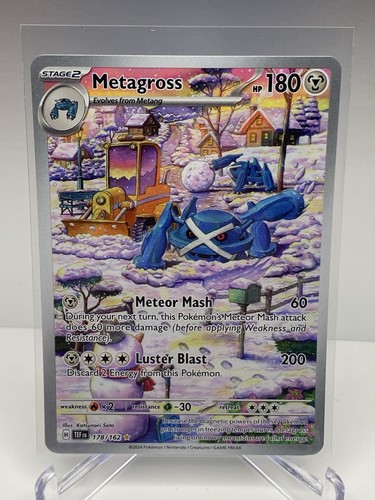Pokémon TCG Metagross 178/162 Holo Illustration Rare Temporal Forces | eBay