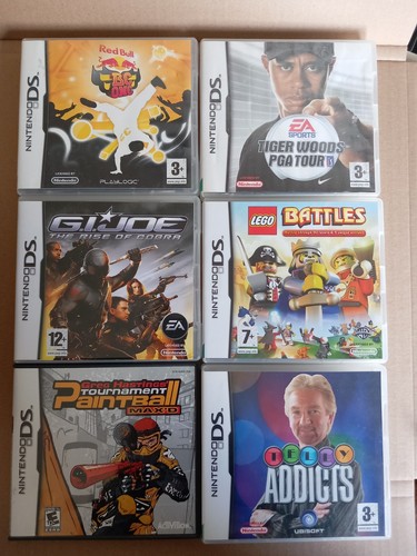 Job Lot Nintendo DS Games x 6 - Lego Battles GI Joe Red Bull Paintball ...