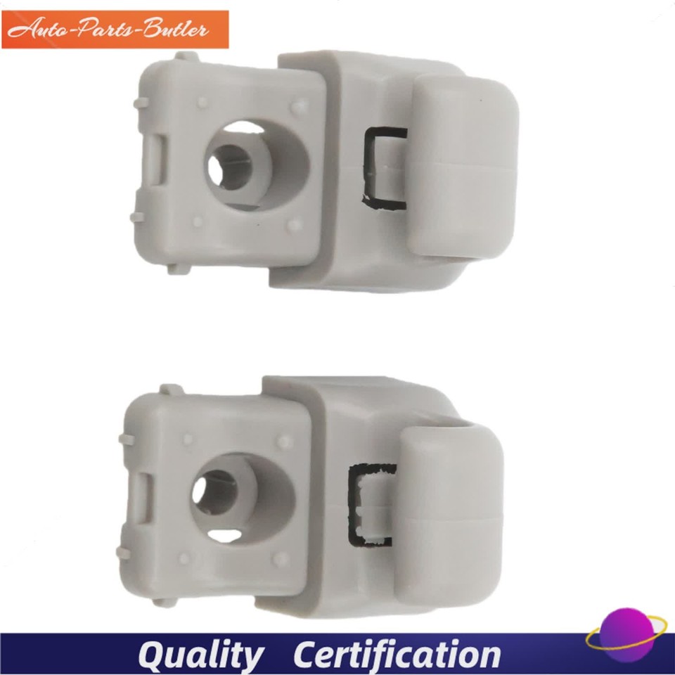 2Pcs Sun Visor Clips Clips Grey For 2017-2020 Tesla Model 3 1130993-00 ...