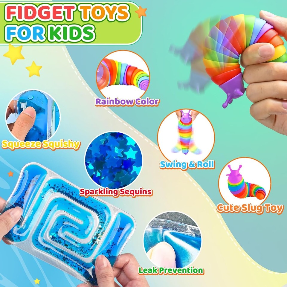 Sensory Toys for Autistic Children Set, Autism Fidget Pack Pack-sensory ...