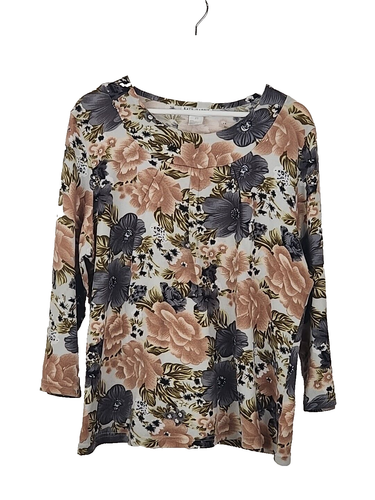 Kate Harris Australia Wool Blend Top Womens Floral Size 20 | eBay