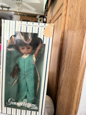 Vogue Dolls 1978 Ginnette Black Hair & Brown Eyes 8" Doll In Outfit NIB ...