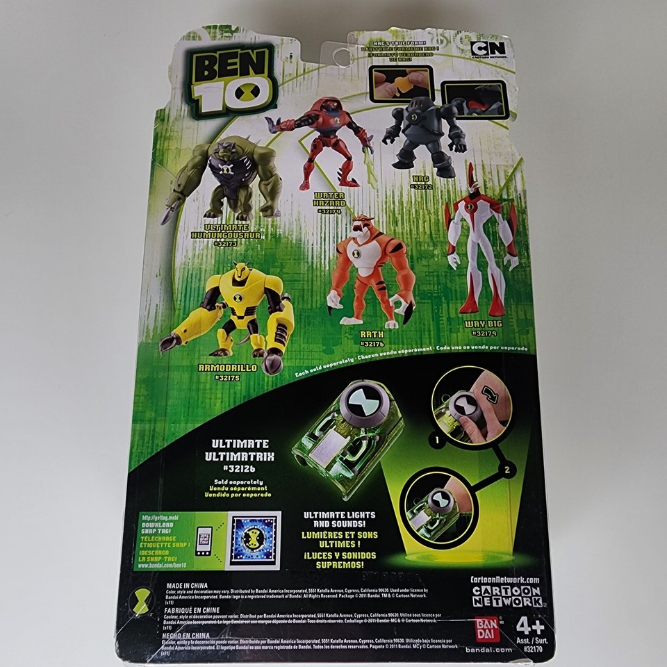 Large 6-8" Ben 10 Way Big 2011 Action Figurine VHTF Cartoon Network New ...