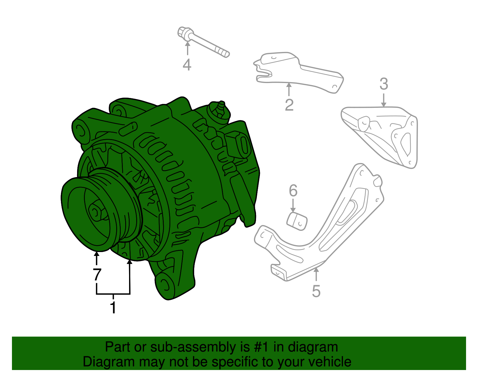 Genuine Toyota Alternator 27060-0A090-84 for sale online | eBay