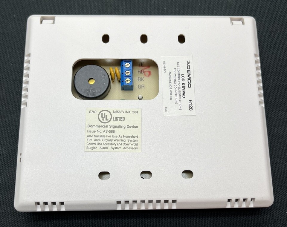 Ademco 6128 Fixed English LCD Display Keypad New Free Shipping | eBay