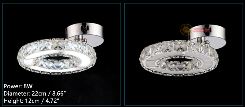 Modern Luxury LED K9 Crystal Ceiling Lamps Pendant Light Living Room Chandelier | eBay