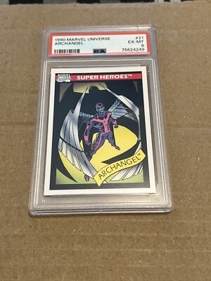 1990 Marvel Universe #21 Archangel PSA 6 EX-MT | eBay