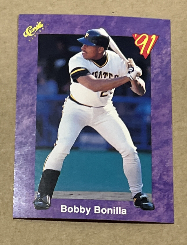 BOBBY BONILLA 1991 CLASSIC # 144 Vintage Baseball Card, Pittsburgh ...