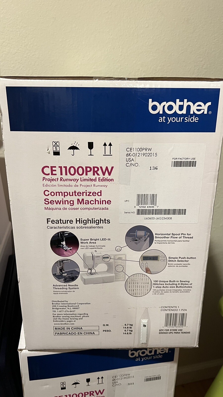 Brother CE1100PRW Computerized Sewing Machine for sale online | eBay