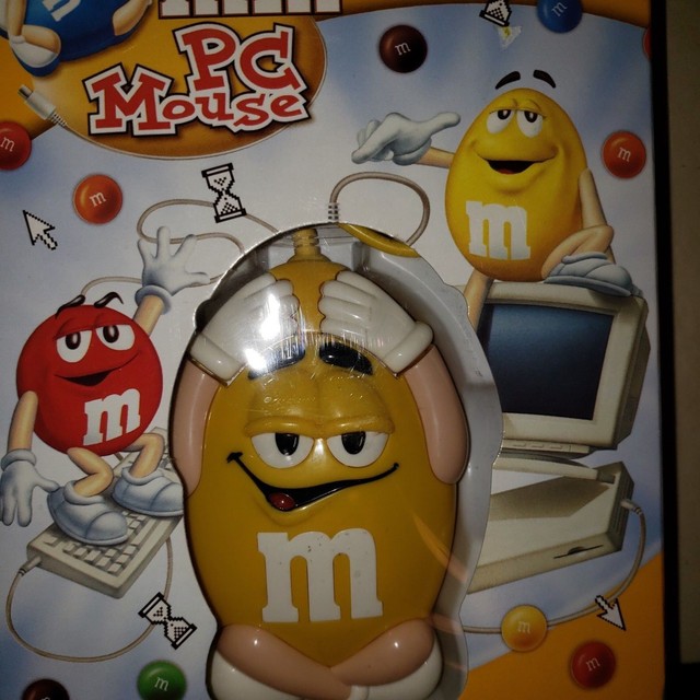 Vintage Yellow M&M's PC Computer Mouse | eBay