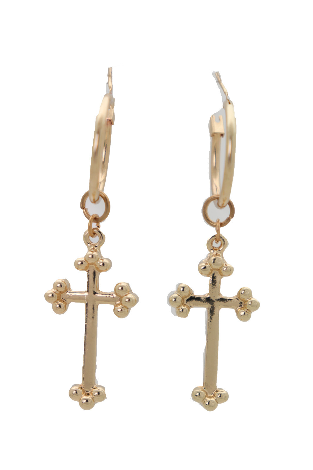 Women Gold Metal Religious Fashion Jewelry Dangle Earrings Christian ...