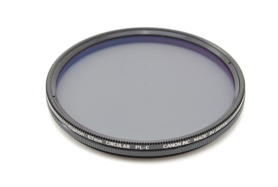 [TOP MINT w/Box] Canon 67mm Circular Polarizing Filter PL-C From JAPAN ...