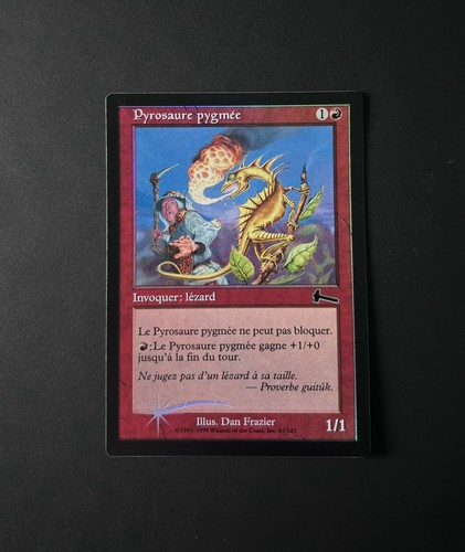 1* Pyrosaure Pygmée/Pygmy Pyrosaur MTG Foil Mint Urza’s Legacy Vf | eBay