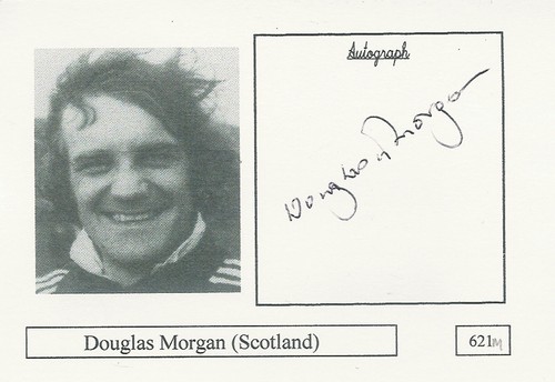 Doug Morgan SCOTLAND RUGBY INTERNATIONAL SIGNED PHOTO CARD | eBay