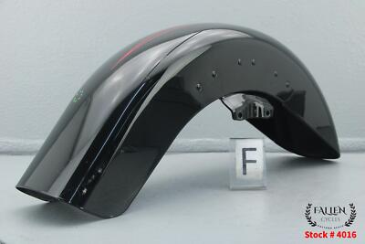 2013 Harley Electra Glide CVO Front Fender BLACK DIAMOND CRIMSON TAG | eBay