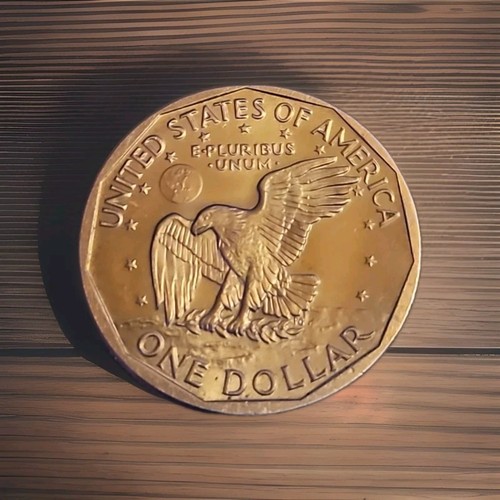 1980-D Susan B Anthony Liberty *One Dollar Coin* Circulated Rare Wide ...