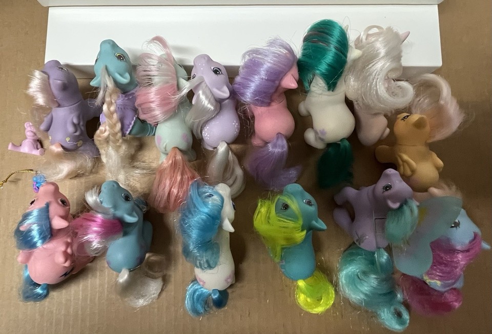 14 VINTAGE MY LITTLE PONY G1 MLP BABIES LOT HASBRO 1980’s Hong Kong | eBay