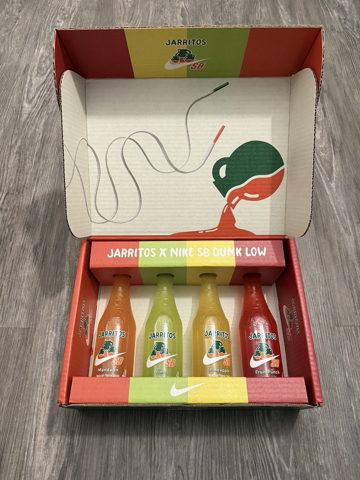 Nike SB Dunk x Jarritos Special Limited Edition Sodas Drinks Promo Box ...