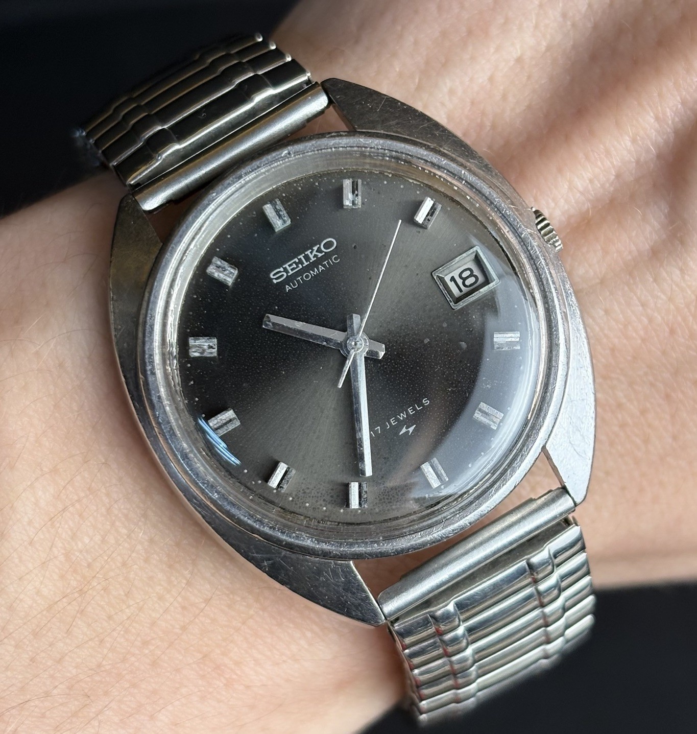 Rare Vintage Mens Seiko Automatic Watch 7005-8032 700… - Gem